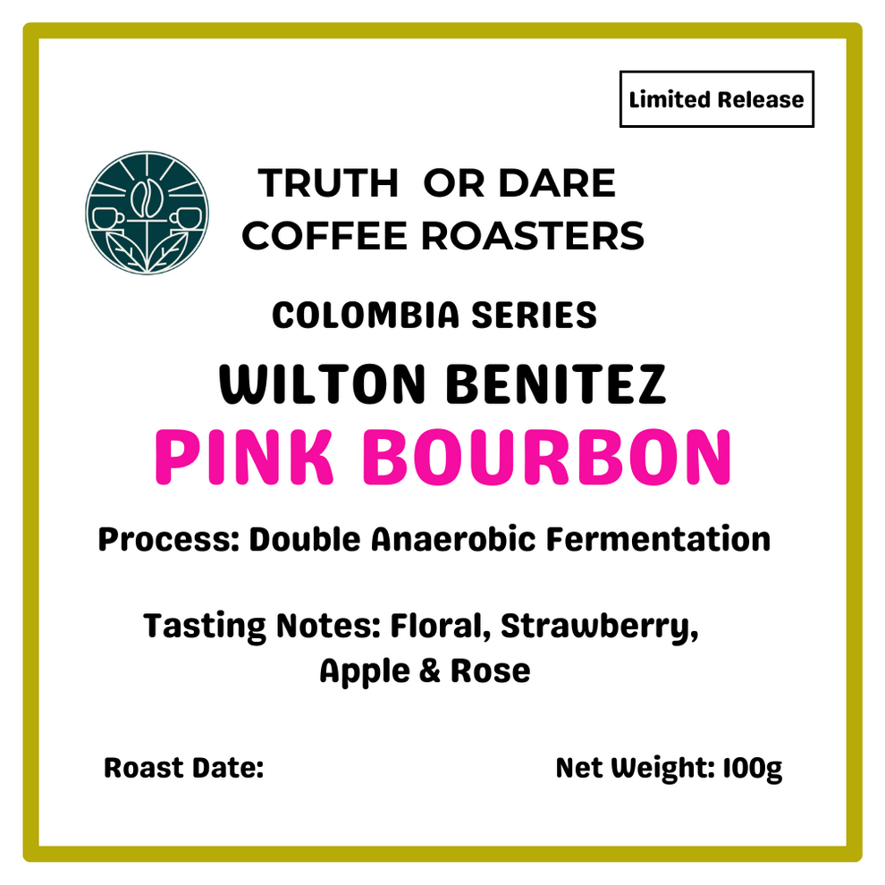 WILTON BENITEZ PREMIUM: PINK BOURBON COFFEE – Truth or Dare Coffee Roastery